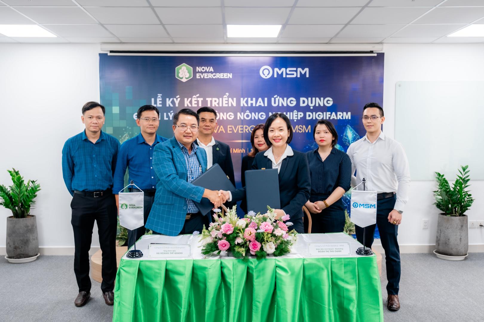 Nova Evergreen triển khai ứng dụng quản lý hoạt động nông nghiệp